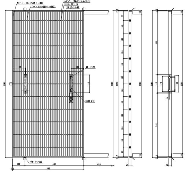 ホクセイ ステンレス製グレーチング YFG－4 YFG－R－4 YFG－Q YFG－D 小田原鋼材（株）